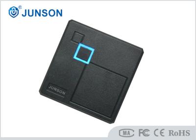 China 125 KHz 13.56 MHz RFID Card Reader with Wiegand 26-bit Interface, 86×86×18mm Size, 5-10cm Read Range for sale