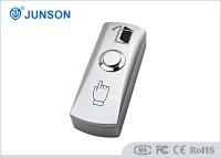 China Zinc Alloy Small Door Exit Button with Back Box - 83x32x25mm, 3A@36V DC, 500K Cycles NO/COM Contact for sale