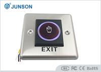China Stainless Steel Door Exit Push Button 86x86mm for Access Control Systems with 500,000 Cycle Rating for sale
