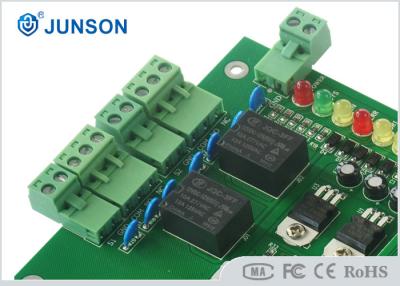 China Double Door TCP/IP 32 Bit Network Access Control Board for 4 Readers 12V DC for sale