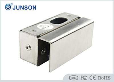 China Small Frameless Glass Door Lock AL Bracket 90mm x 25mm x 45mm 90 Degree Mounting Accessory for sale