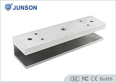 China U-Shaped Door Lock Bracket for Access Control - Aluminum Sandblast Finish, 180kg Magnetic Lock Compatible for sale