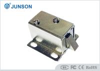 China JS-306 Compact Solenoid Cabinet Lock 27x29x18mm 12V DC 0.4A for Automated Systems for sale