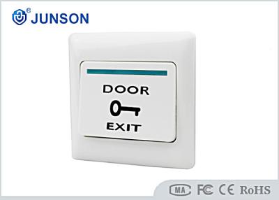 China Access Control Exit Push Button 86x86mm with 500,000 Cycle Life and 3A@36V DC Rating for Hotel Doors for sale