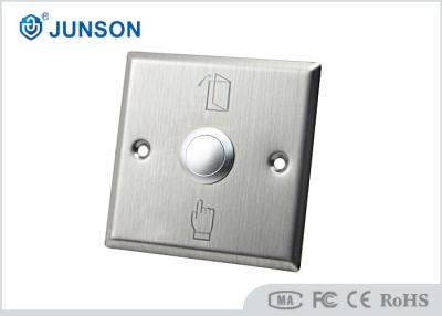 China 86×86mm DC 12V Emergency Door Release Push Button with 500,000 Cycle Life and 3A Rating for sale