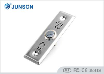 China Two Holes Emergency Exit Push Button 91x28mm Keyless Access Control with 500000 Cycle Life and 3A@36V DC Rating for sale