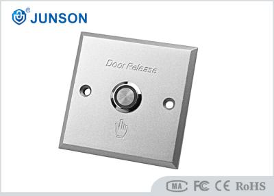 China Door Release Access Control Exit Button Push to Exit Nickel Plating 86x86mm 3A 36V DC for sale