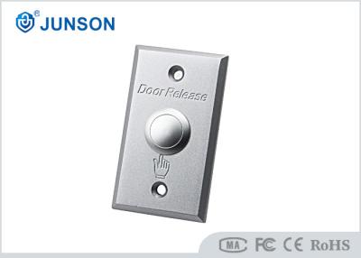 China Door Release Emergency Exit Push Button Switch Sandblast Finishing 86x50mm 3A 36V for sale