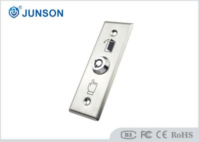 China Emergency Door Push To Release Button Stainless Steel 115x70mm 3A 36V DC for sale