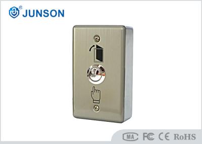 China Stainless Steel Electromagnetic Lock Exit Button 115x70x30mm LED for sale