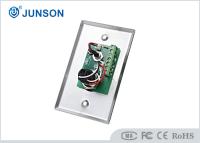 China Two Colored LED Indication Door Release Button With Stainless Steel Plate for sale