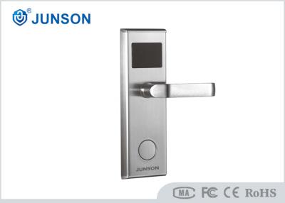 China Electronic RFID Hotel Key Card Lock Stainless Steel Waterproof 6V DC Battery 479mm Length 1 Year Life for sale