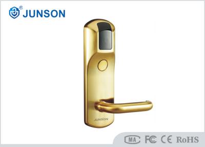China Gold RFID Hotel Lock Management System - 6V DC Electronic Card Lock with 1 Year Battery Life and 479mm Length for sale