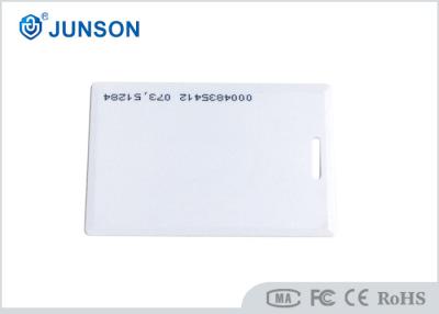 China JUNSON JS-T01 125kHz Thick ID Cards with TK4100 Chip - 1.8mm PVC/PET Construction, 100pcs per Box for sale