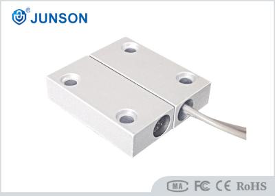 China 500mA Magnetic Reed Switch Door Sensor Zinc Alloy Plating 32x15x8mm for sale