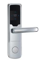 China RFID Hotel Door Lock Zinc Alloy Housing Fast Response Under 1 Second 200 Card Capacity DC 6V for sale