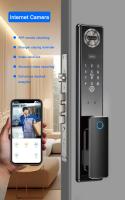 China Tuya Smart Lock 3D Face Recognition Fingerprint Door Lock 4200mAh Battery Aluminum Alloy for sale