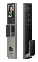 China 3D Facial Recognition Smart Door Lock 4.5 Inch Display Video Doorbell 4200mAh Battery for sale