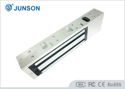China 500kg Single Door Magnetic Lock JS-500S Fine Copper Coil 12V 24V LED Indicator Zinc Finish for sale