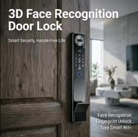 China Waterproof Smart Lock Real Time Video 3d Face Recognition Smart Fingerprint Lock for sale