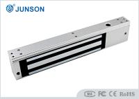 China Anodized Aluminum Single Door Magnetic Lock 600lbs JS-280TS With Door Sensor / Timer for sale