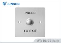 China Stainless Steel Weatherproof Exit Button JS-86D NO NC 3A 36V DC 500000 Cycles for sale