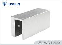 China JS-60U U Garage Door Brackets Aluminum Sandblast Finish for 60kg Electromagnetic Locks and Frameless Glass Doors for sale