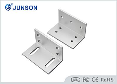 China JS-60Z Z-Shape Electromagnetic Lock Bracket for 120lbs Locks - 90° Opening Mode, 0.718kg Weight for sale