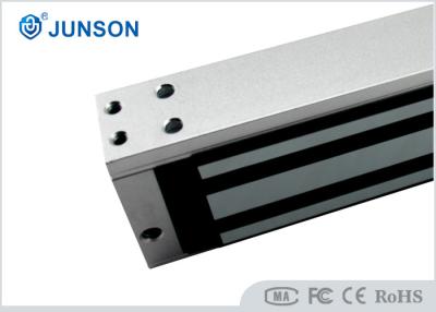 China JS-350S Single Door Electromagnetic Lock 350kg 12/24V DC with Lock Sensor for Access Control Systems for sale