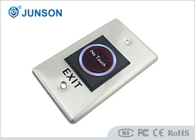 China Infrared Touch-Free Exit Push Button Door Release Sensor SS304 Plating 115x70x39mm 500000 Cycles for sale