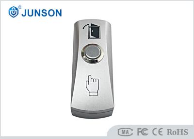China 2mm Stainless Steel Access Control Exit Button 3A 36V NO COM for sale