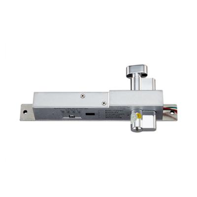 China JS-210B Security Bolt Lock Zinc Alloy 304 Stainless Steel with Key Cylinder Bevel Bolt 12V for sale