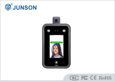 China JS-FTC012 200W Face Recognition Access Control with Temperature Measurement ±0.3℃ Accuracy for sale