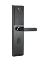 China 304 Stainless Steel Fingerprint Door Lock 500DPI 200 Users Black for sale