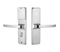 China Electric RFID Smart Lock JS-HL2025E-Y with Alarm for Apartments - 40-55mm Door Thickness, 1000+ Record Storage for sale