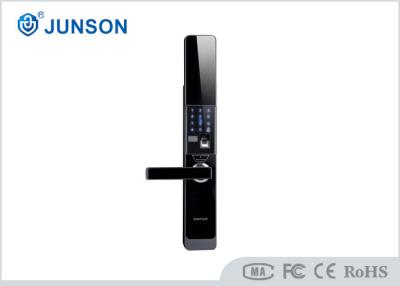 China 500DPI Standalone Fingerprint Door Lock Zinc Alloy Case 13.56MHz IC Card 100 Users for sale