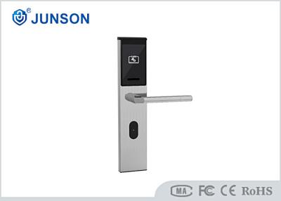 China RFID Hotel Door Lock 70mm Thickness 4 AA Batteries Anti Theft Mortise for sale
