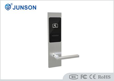 China MF Temic RFID Hotel Door Lock 15mA Stainless Steel with Free Software for sale