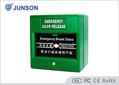 China 36V DC Fire Exit Door Release Button 3A ABS with Dull Polish Finish for sale