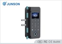 China 500DPI Fingerprint Glass Door Lock 2000 User Capacity Stainless Steel Bolt FCC for sale