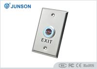 China 2mm Stainless Steel Exit Push Button 36VDC Door Release Switch Sandblast Finish for sale