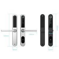 China JS-FL2106S Mobile TTLOCK APP Fingerprint Smart Door Lock - 200 User Capacity, 500DPI Resolution for 35-100mm Doors for sale