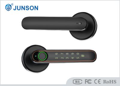 China Keyless Electronic Smart Door Lock With Fingeprint Keyboard APP Mechanical Key for sale