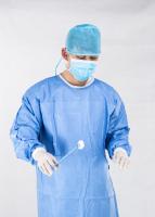 China Disposable Reinforced Surgical Doctor Gown SMS Non Woven Sterile Barrier Performance for sale