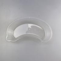 China Plastic Disposable Kidney Dish Transparent 800cc With Curved Mouth for sale