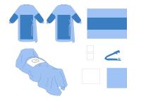 China Nonwoven Fabric Disposable Sterile Surgical C Section Pack Caesarean Drape OEM Service for sale