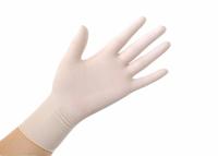China sterile disposable gloves material latex nitrile powder free safety gloves color blue white customized standard size SML for sale