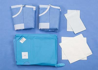 China TUR Procedure Pack SMS Fabric Sterile Green Surgical pack Essential Lamination Patient disposable urology surgical pack for sale