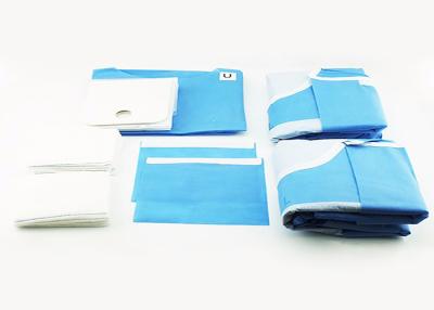 China Dental Procedure Pack SMS Fabric Sterile Green Surgical pack Essential Lamination Patient disposable surgical pack for sale