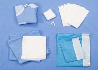 China Delivery Procedure Pack SMS Fabric Sterile Green Surgical Pack Essential Lamination Patient Disposable Surgical Pack for sale